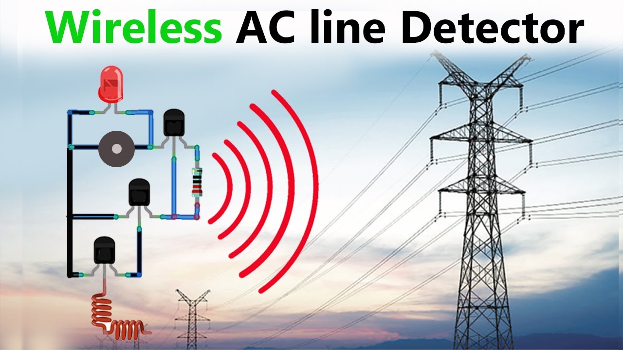 How to make Non Contact AC Voltage Tester || Wireless Voltage Tester ...