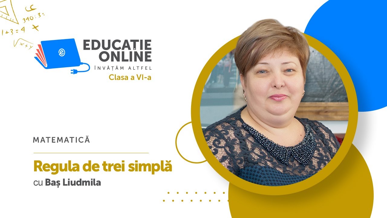 Matematică, Clasa a VI-a, Regula de trei simplă - YouTube