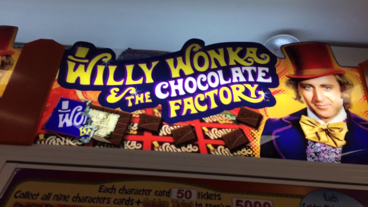 Let’s play Willy Wonka and the chocolate factory arcade game - YouTube
