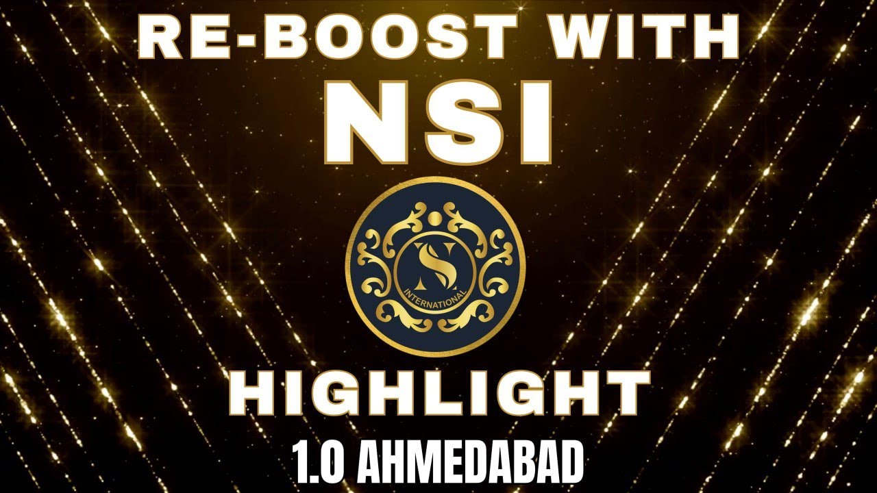 Highlight of RE-BOOST 1.0 WITH NSI - to boost your team ! Ahmedabad ...