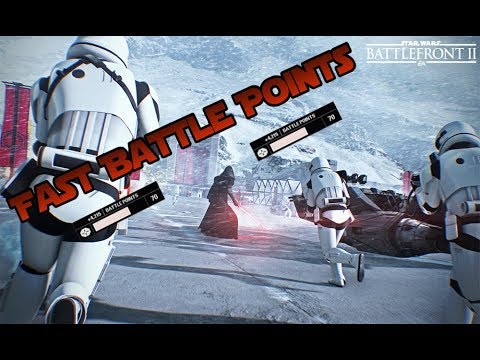 Star Wars Battlefront 2 Fast way to get Battle points - YouTube