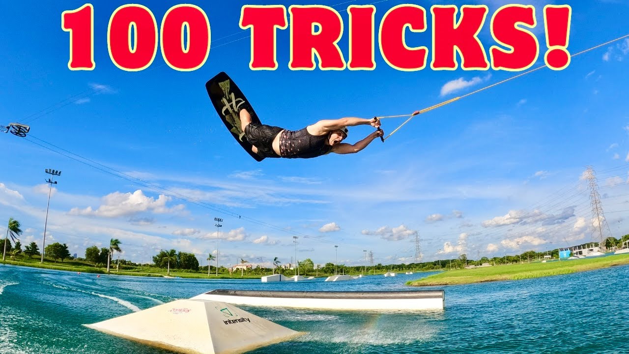 100 Wakeboarding Tricks In A Row! - YouTube