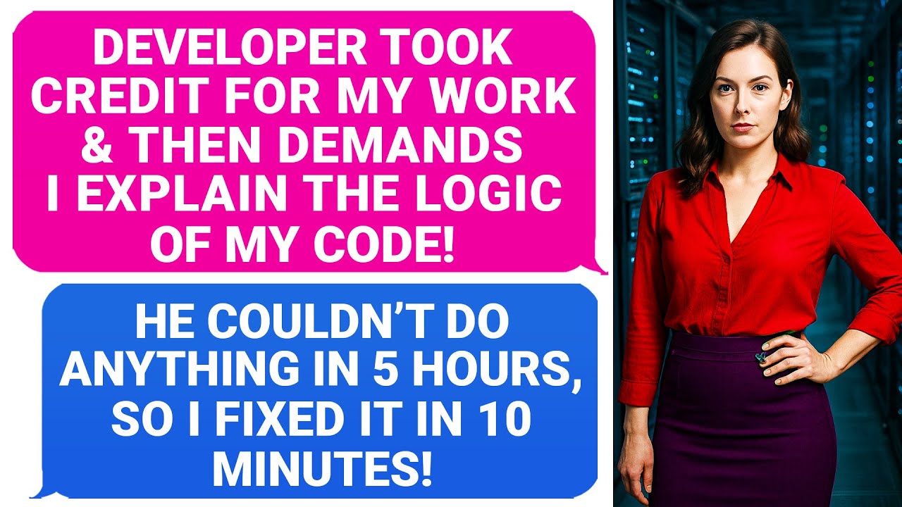 Developer Took Credit For My Work, Demands I Explain The Logic Of A ...