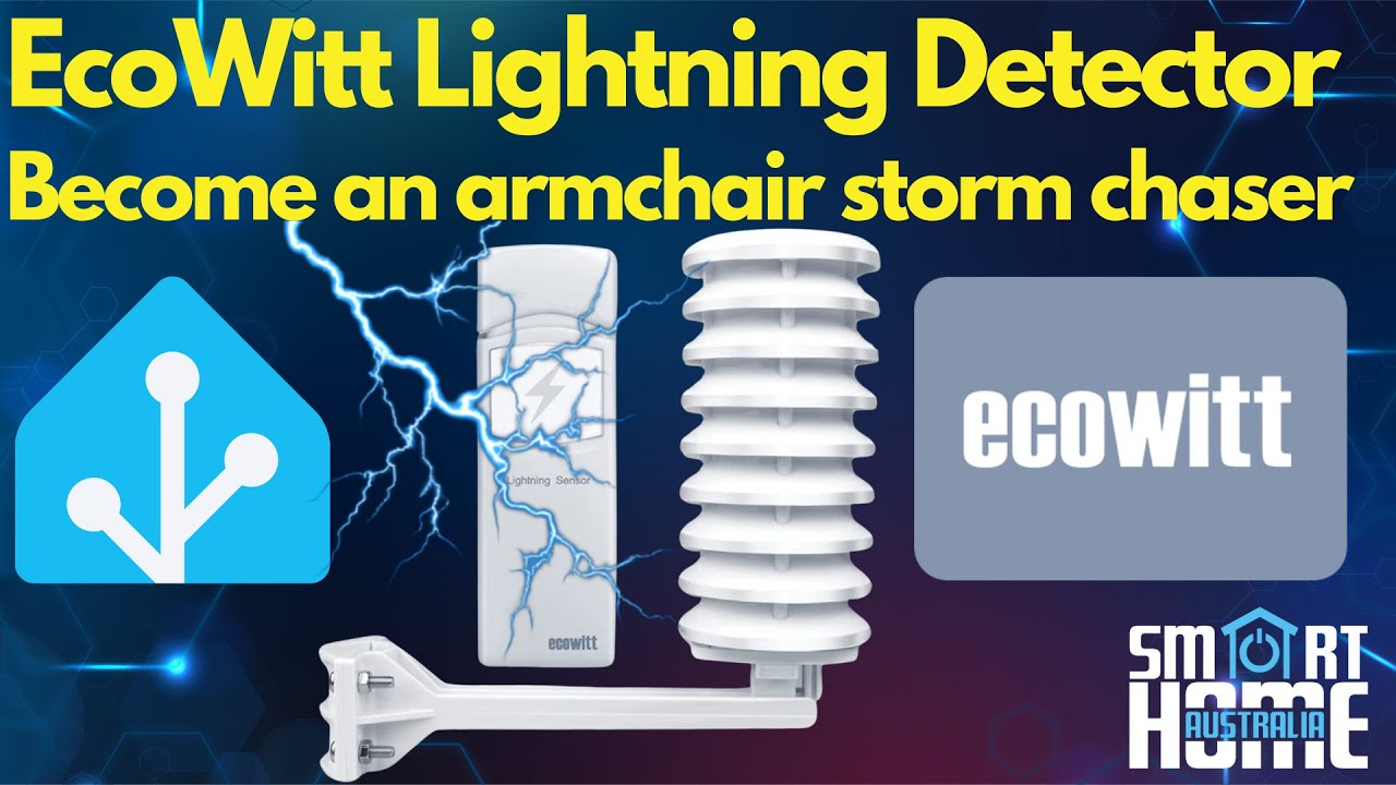 ECOWITT WH57 LIGHTNING DETECTOR - YouTube