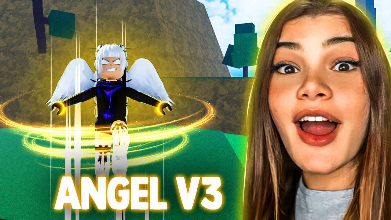 ATIVEI A RAÇA ANGEL V3 no BLOX FRUITS 😱 - YouTube