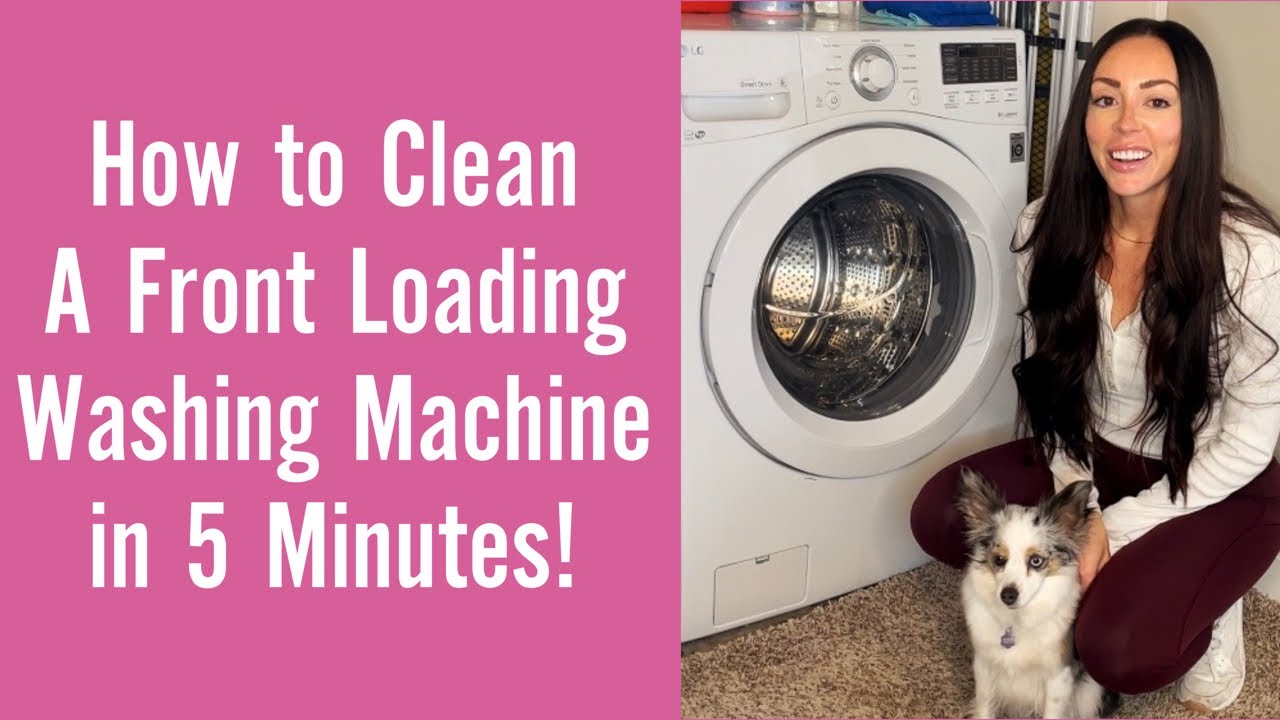 HOW TO CLEAN YOUR WASHING MACHINE IN 5 MINUTES! - YouTube