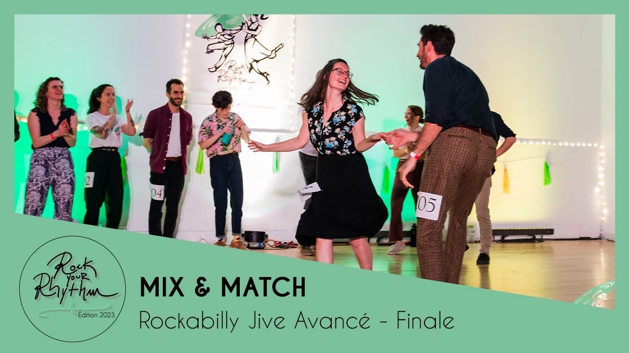 Mix & Match Rockabilly Jive Avancé - Finale - RYR 2023 - YouTube