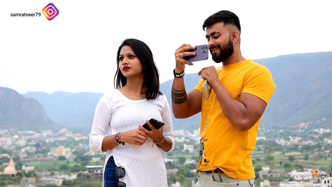 prank on boyfriend || lips kissing prank || gone romantic 🤩 ( veer Samrat vlog - YouTube