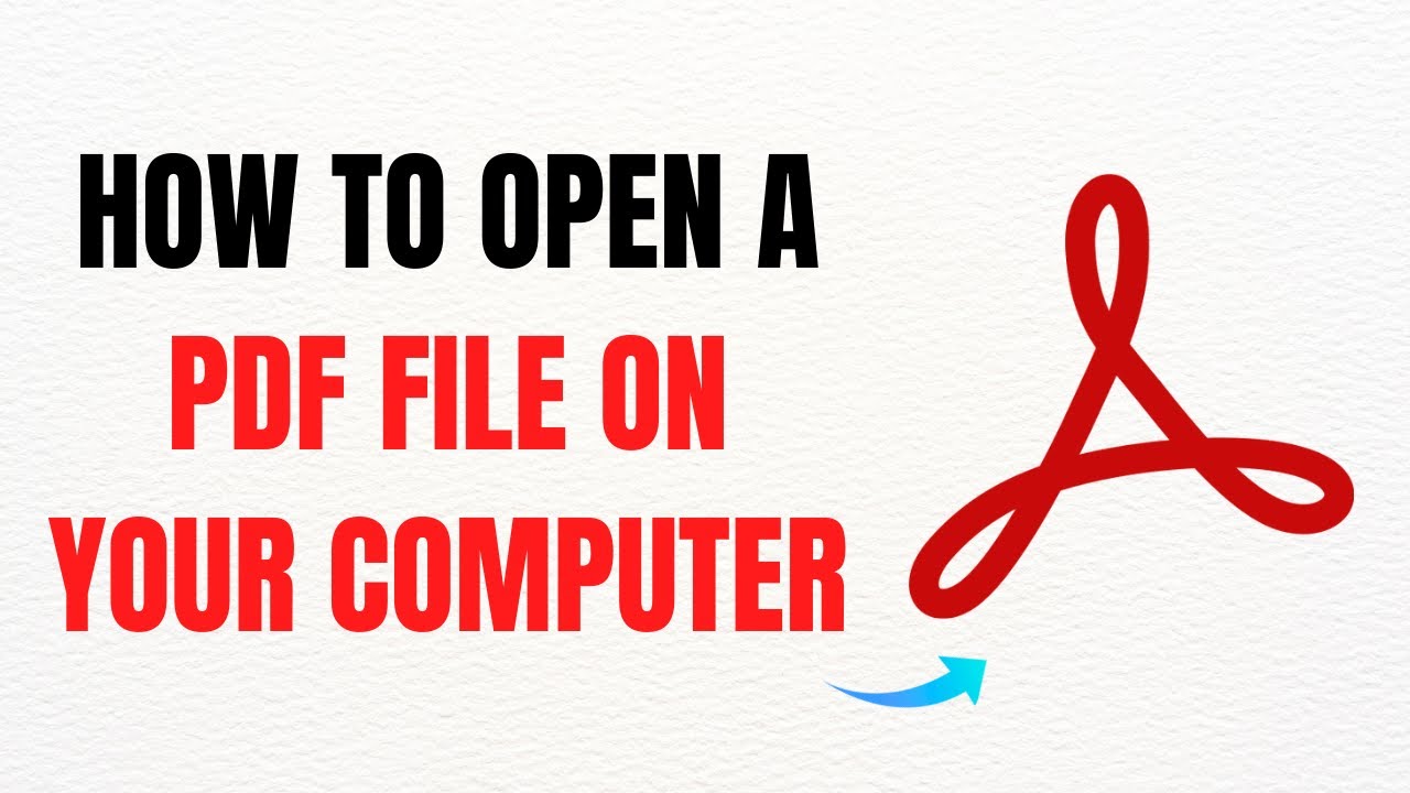 How to Open a PDF File on Your Computer Using Adobe Acrobat Pro – Full ...