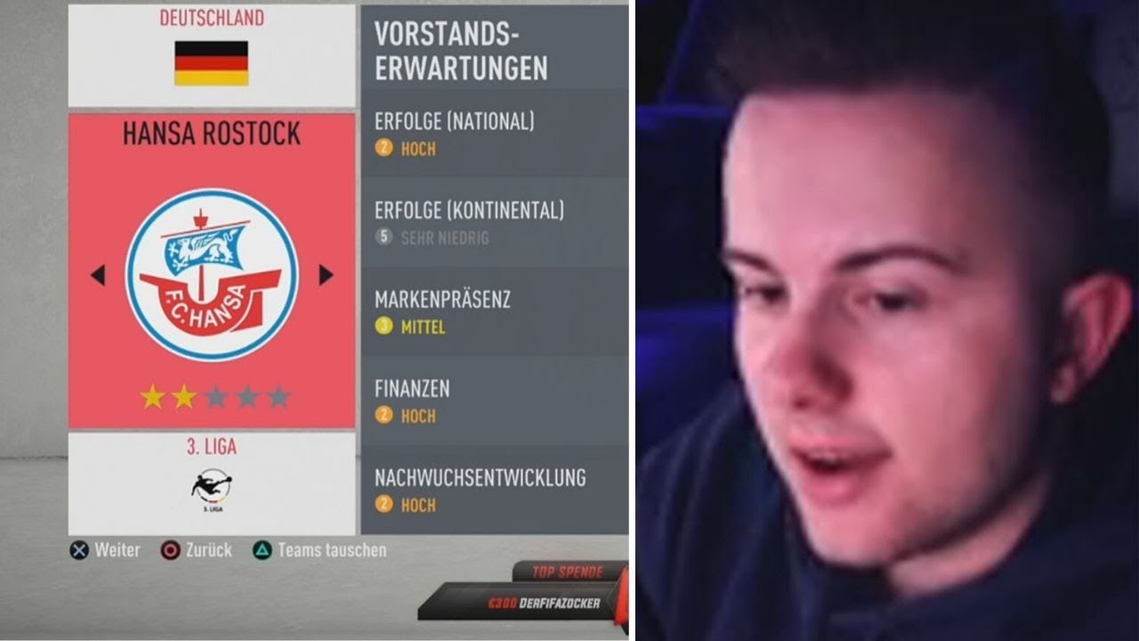 Die ERSTE SAISON mit HANSA ROSTOCK im FIFA 20 KARRIEREMODUS 🔥 ...