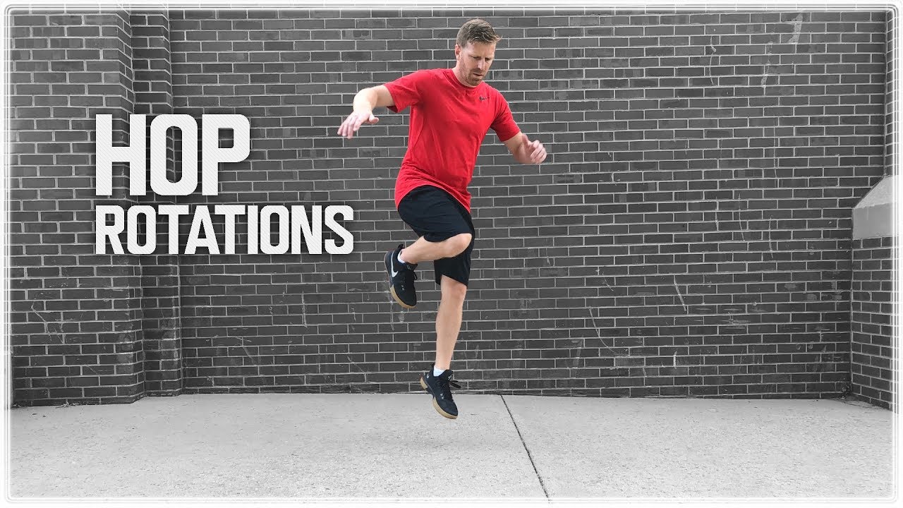 Hop Rotations | Single Leg Hop & Stick with 90 Degree Turn - YouTube