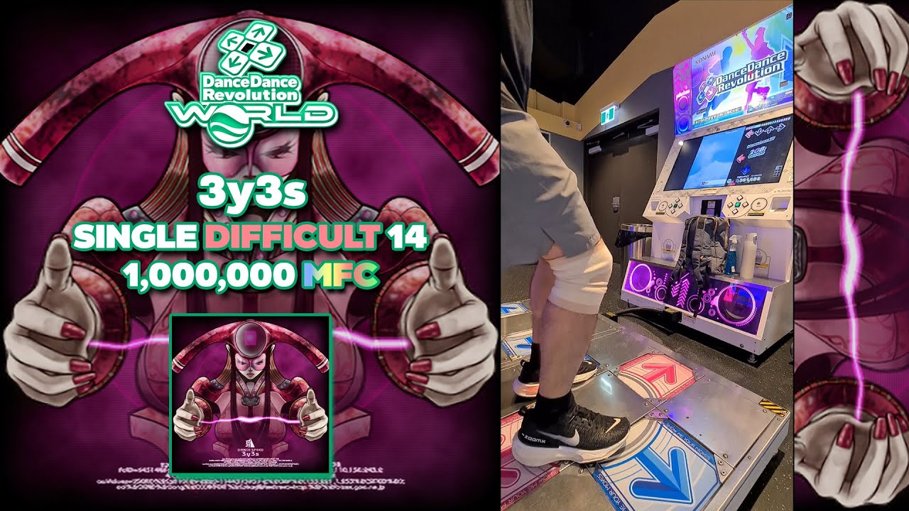 [DDR WORLD] 3y3s DSP-14 1,000,000 MFC - YouTube