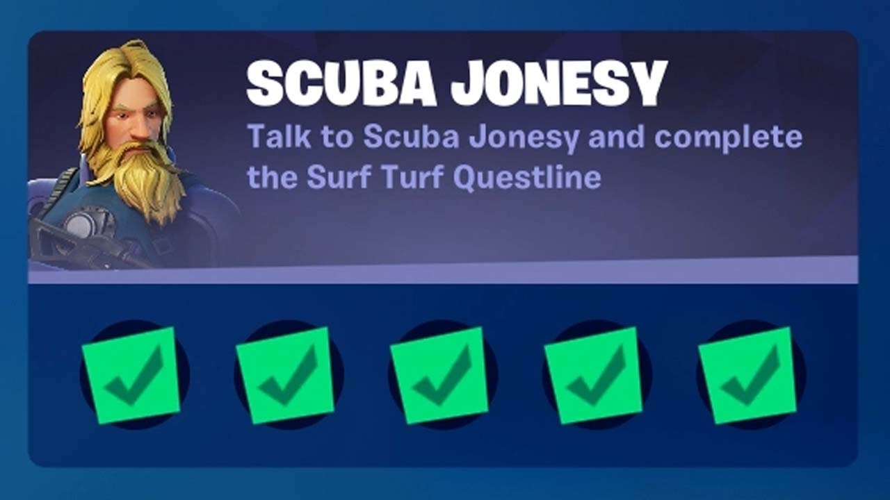 Fortnite Complete 'Scuba Jonesy' Challenges Guide - How to Complete the ...