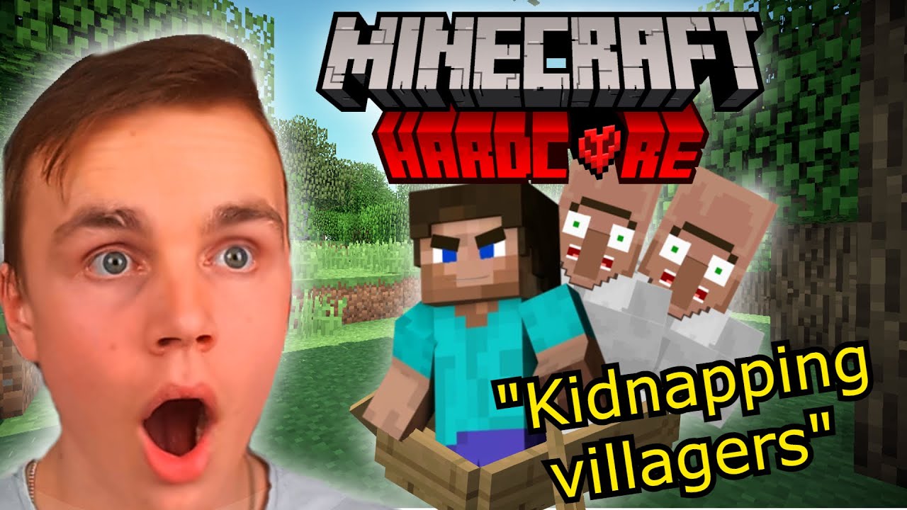 Kidnapping Villagers in Minecraft and nothing went as planned ...