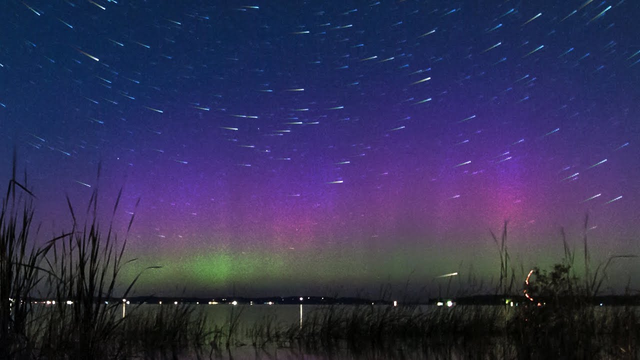 Star trails and Northern Lights timelapse - YouTube