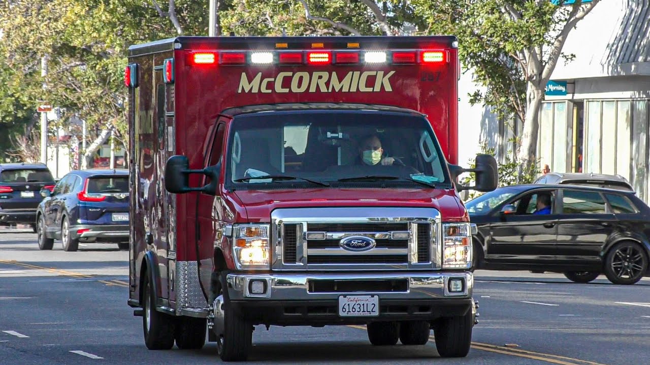 McCormick Ambulance 2101 Transporting - YouTube