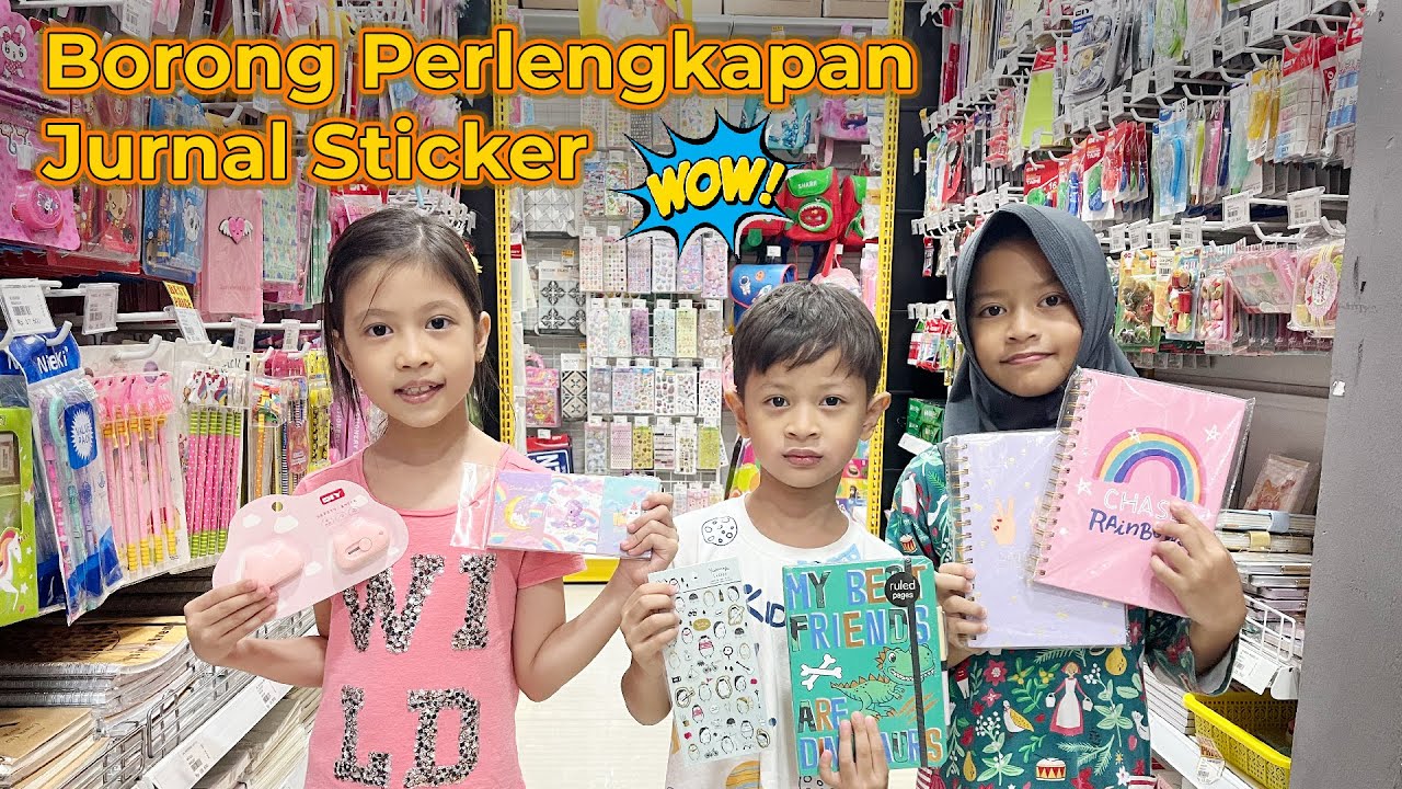 Karin Borong Perlengkapan Jurnal, Sticker, Washitape, dan lain lain ...