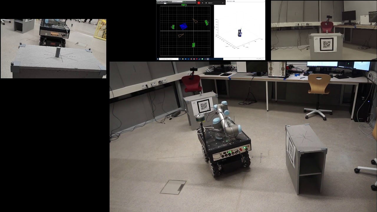 mobrob, 9 DOF mobile manipulator: Pick, Place and Transport Task ...