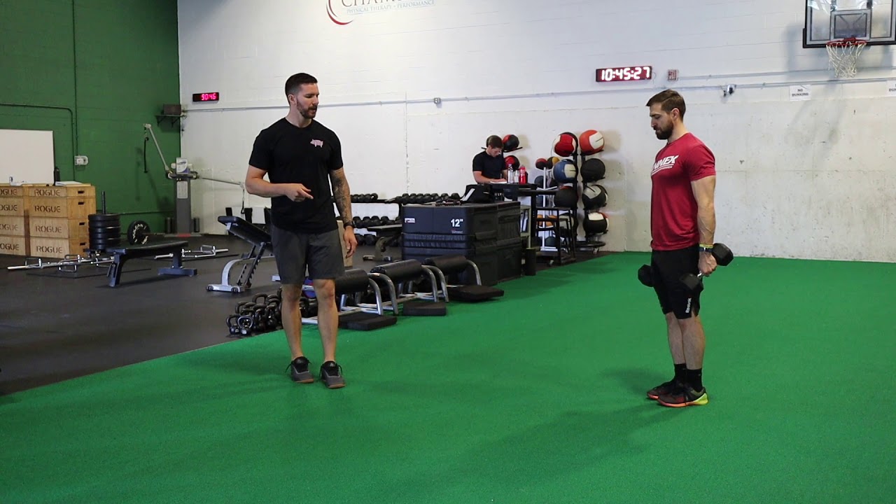 How To Perform A Walking Split Stance RDL - YouTube