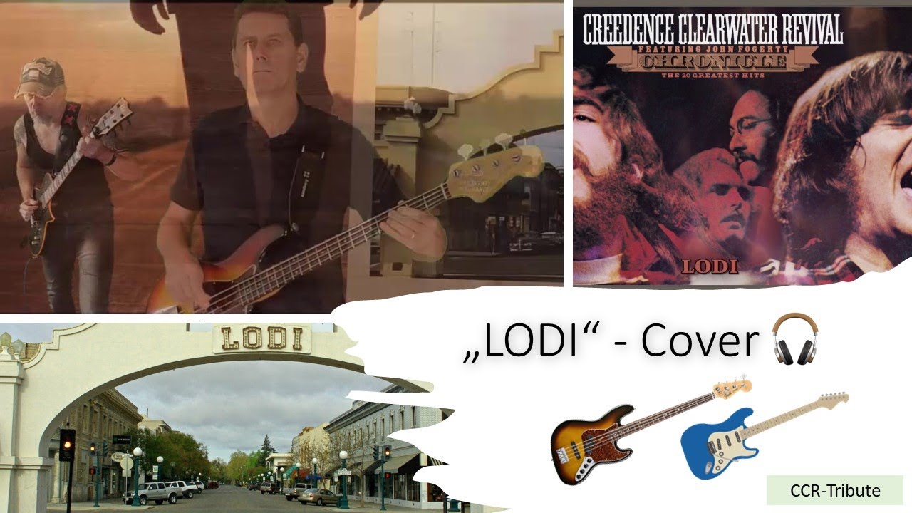 [Creedence Clearwater Revival / CCR] Lodi - Cover 🎧 (Guitar & Bass ...