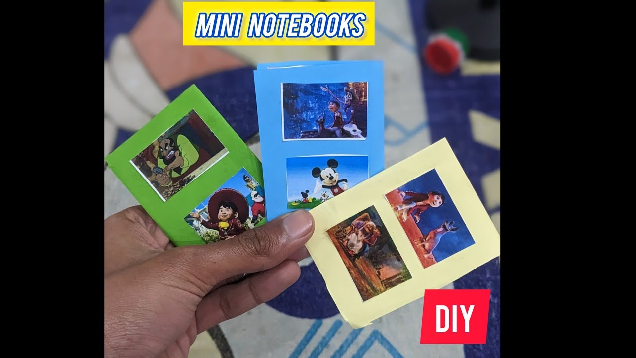 Diy Notebooks | How To Make Mini notebooks. - YouTube