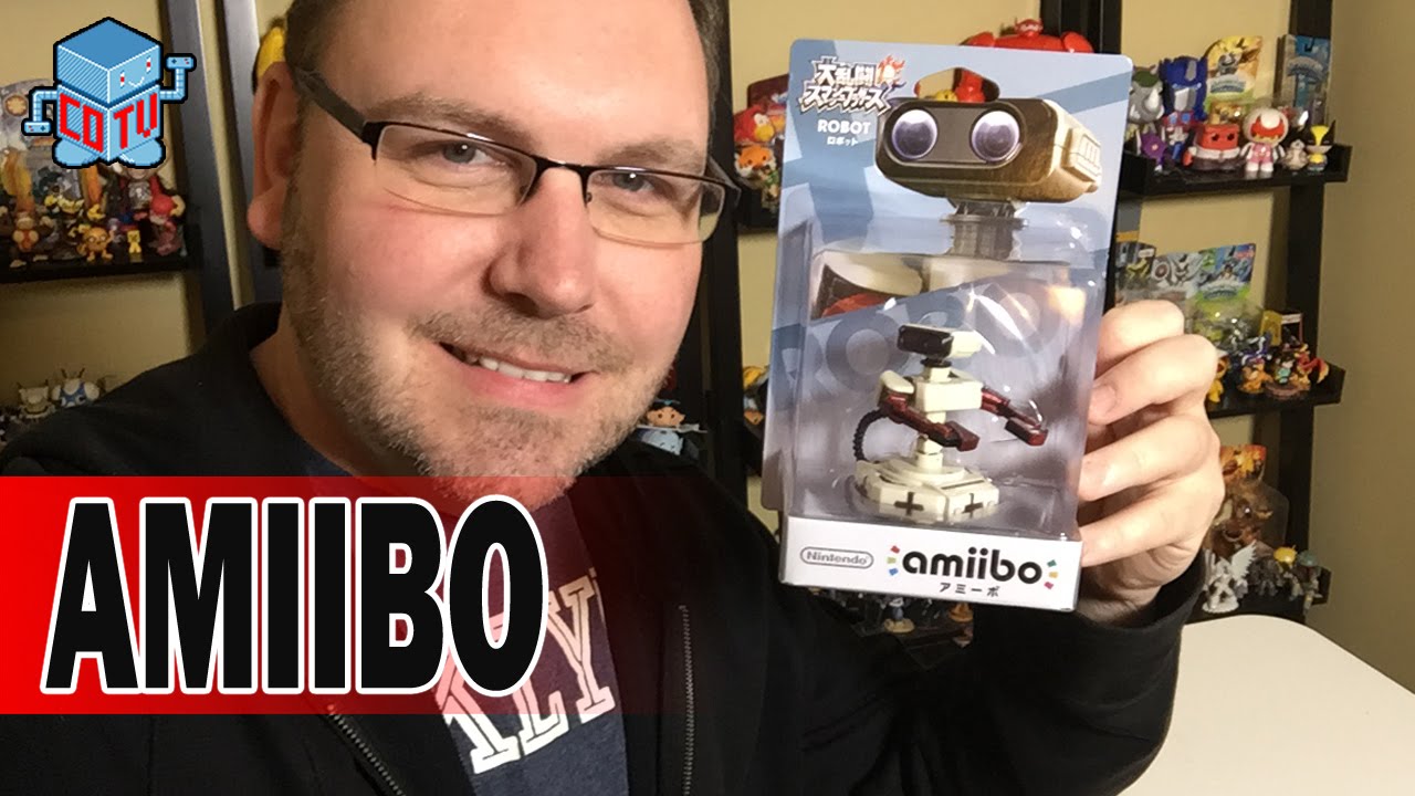 Import AMIIBO Famicom ROB Figure - YouTube