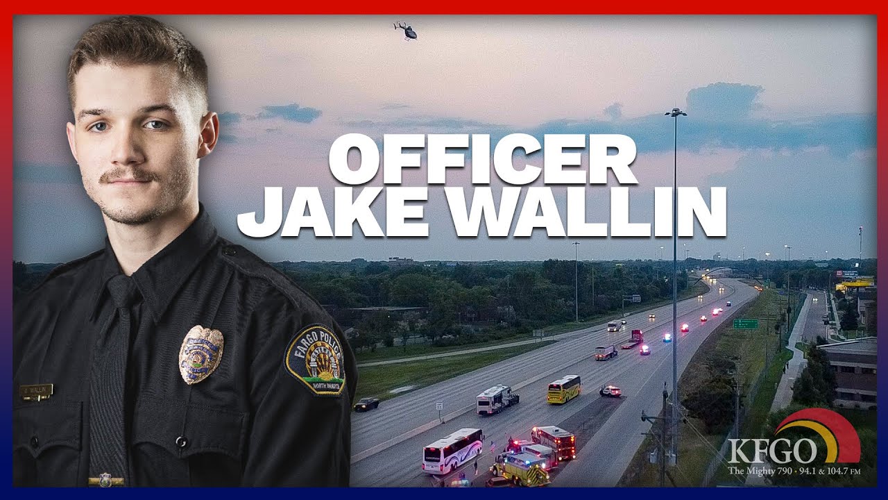 Officer Jake Wallin Processional & Remembrance | KFGO - YouTube