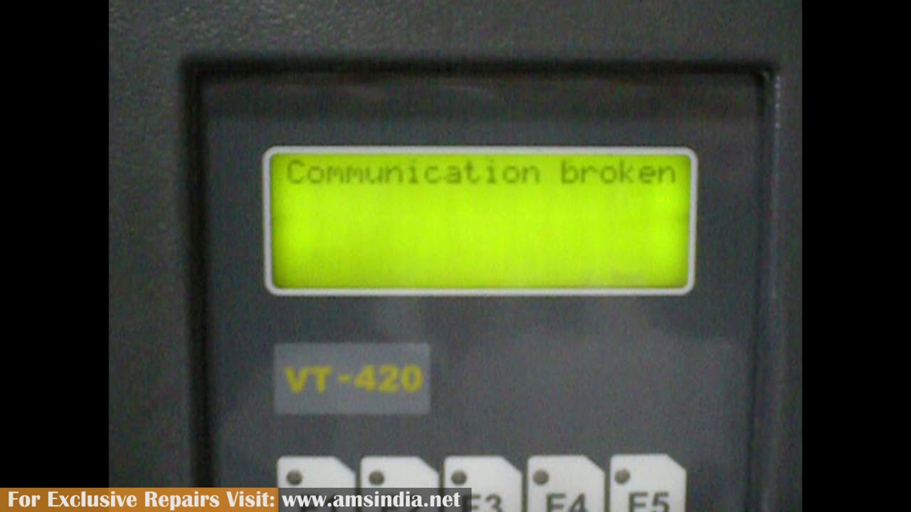 Repair of ESA VT-420 Press Operating Pannel VT4201SF000 | Advanced ...