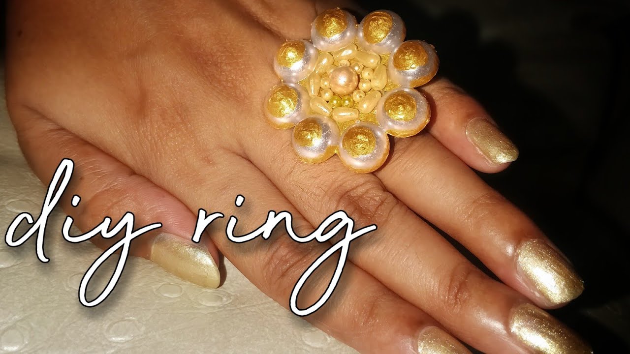 How to make a finger ring | DIY Easy finger ring at home - YouTube