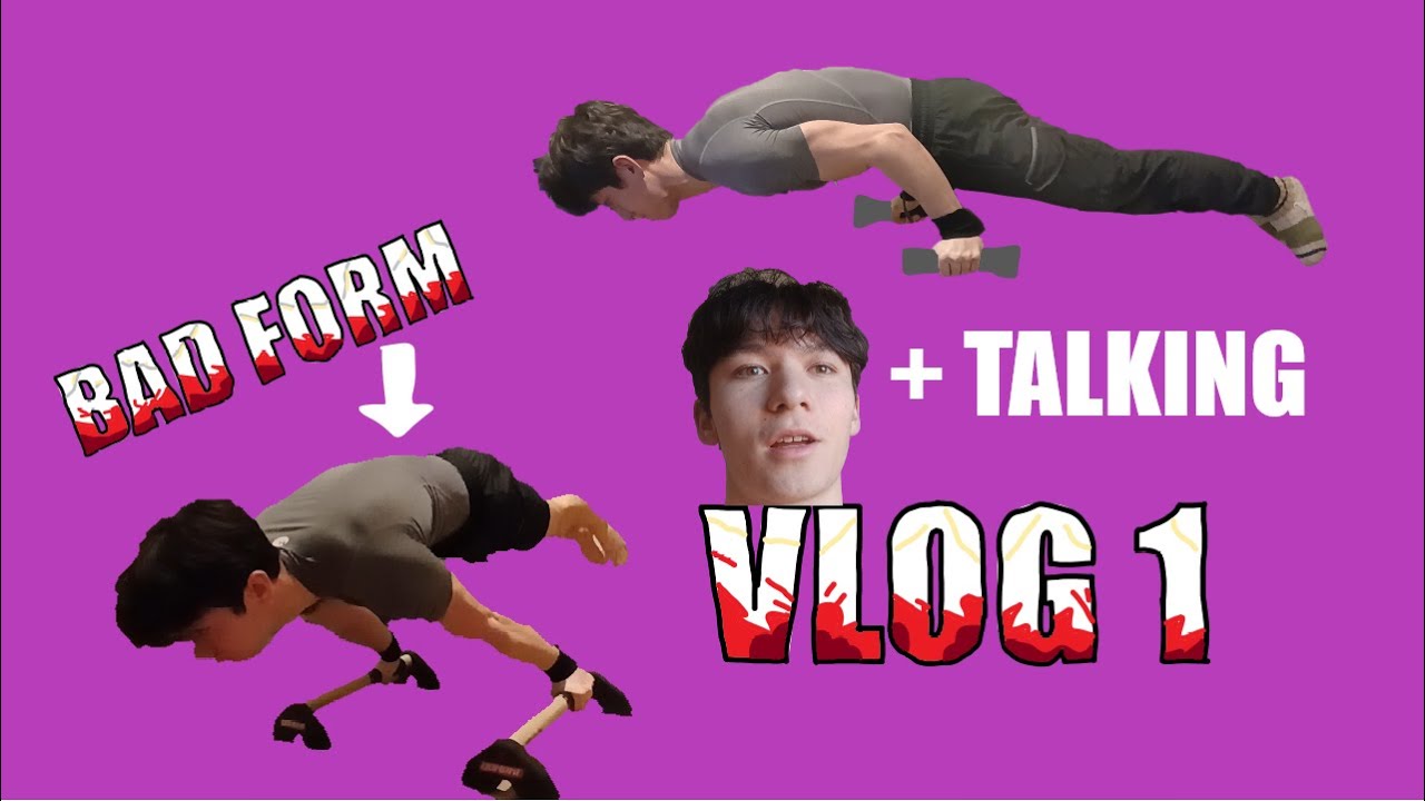first vlog 2 days training planche (bad form) VLOG 1 - YouTube