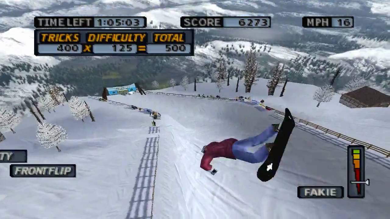 HD PS1 Game quality test - Cool boarders 4 ePSXe emulator - YouTube