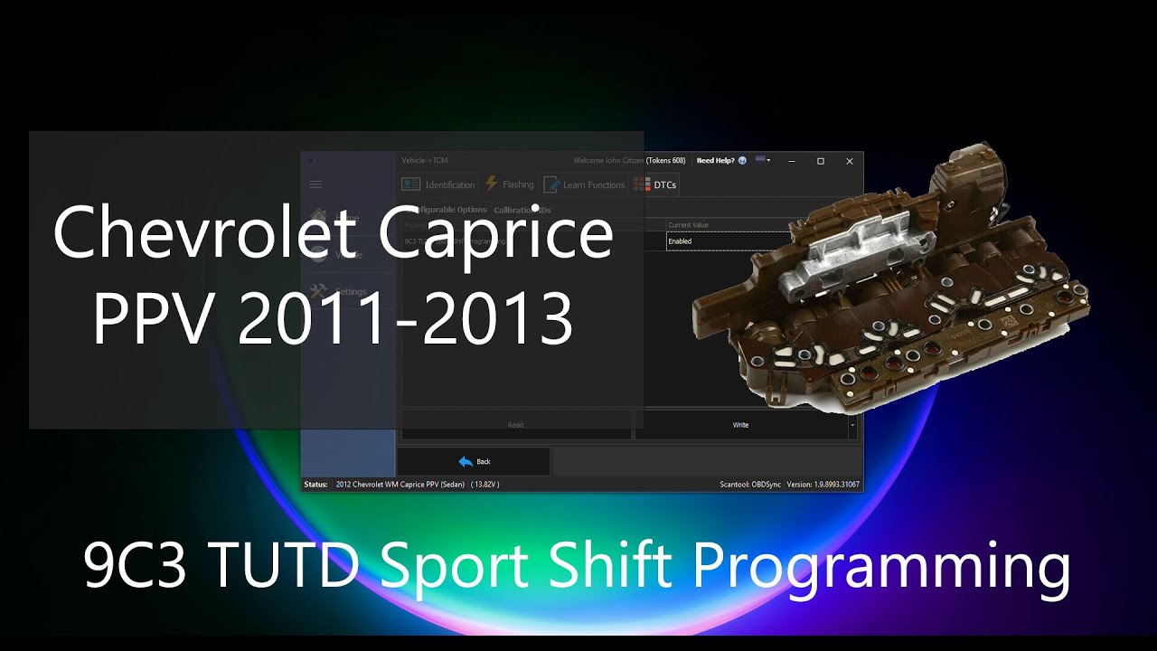 Chevrolet Caprice PPV 2011-2013 9C3 TUTD Sport Shift Programming - YouTube