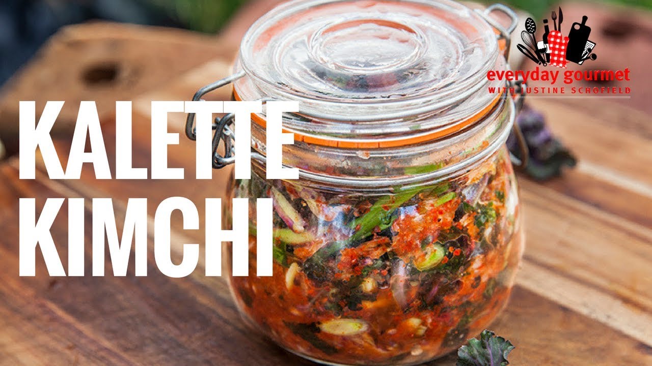 Kalette Kimchi | Everyday Gourmet S8 E33 - YouTube