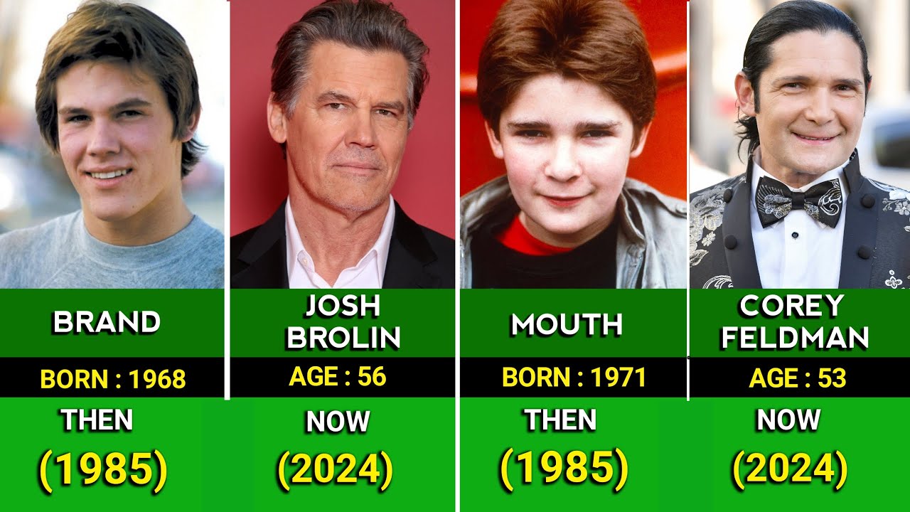 The Goonies 1985 Cast Then And Now - YouTube