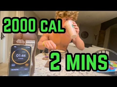 2000 calories 2 minutes challenge - YouTube