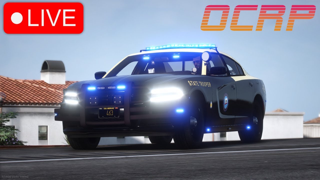 🔴Trooper Wolf is 10-8 in Service! | GTA V OCRP LIVE🔴 - YouTube