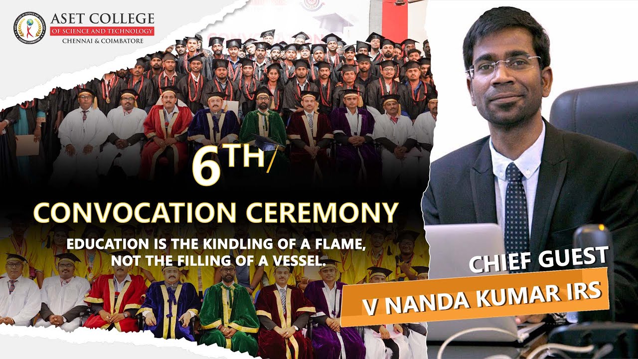 6TH CONVOCATION CEREMONY | ASET College - YouTube