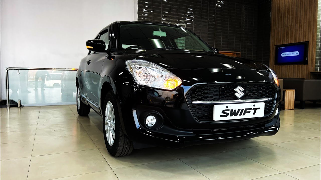 New Swift zxi Black colour dark edition launch 2024 facelift smart ...