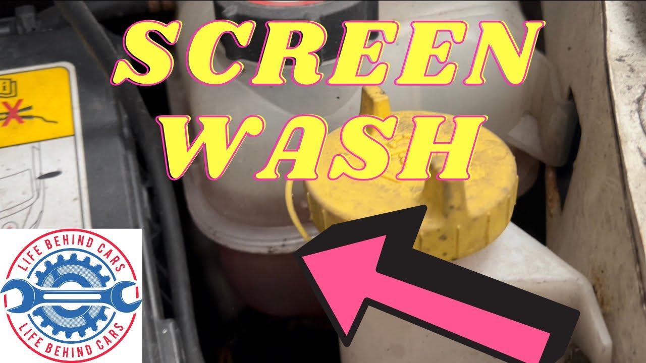Ford Transit Diesel 2005 Screen Wash Bottle Location - YouTube