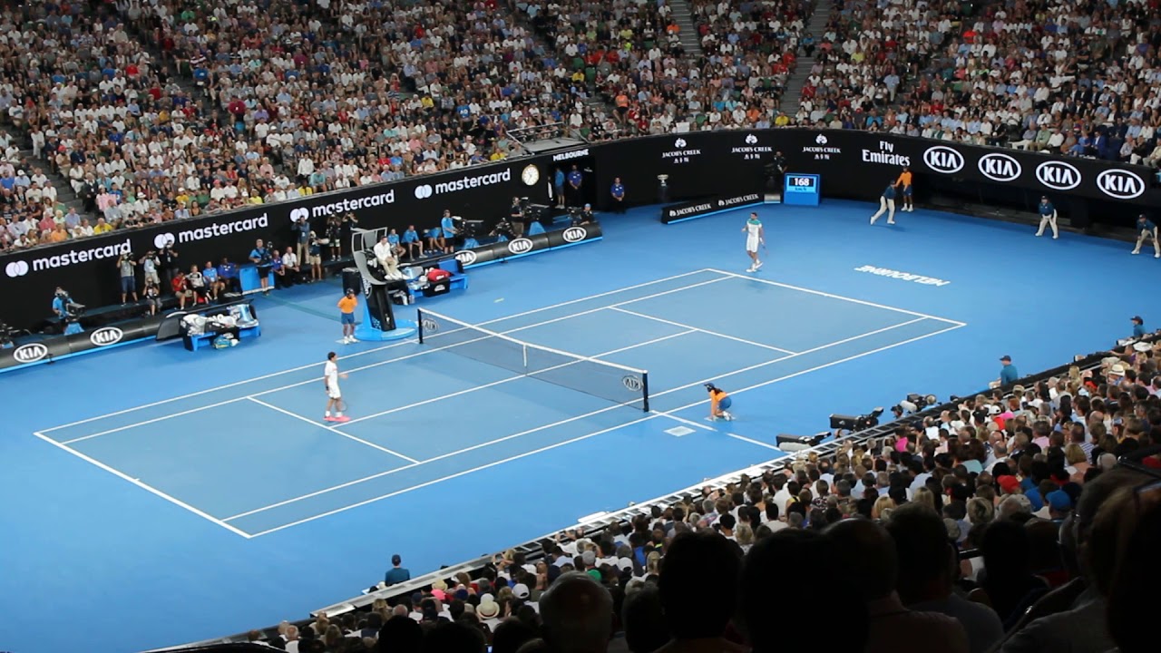 Roger Federer vs Marin Cilic 2018 Australia Open 2018 winning shot ...
