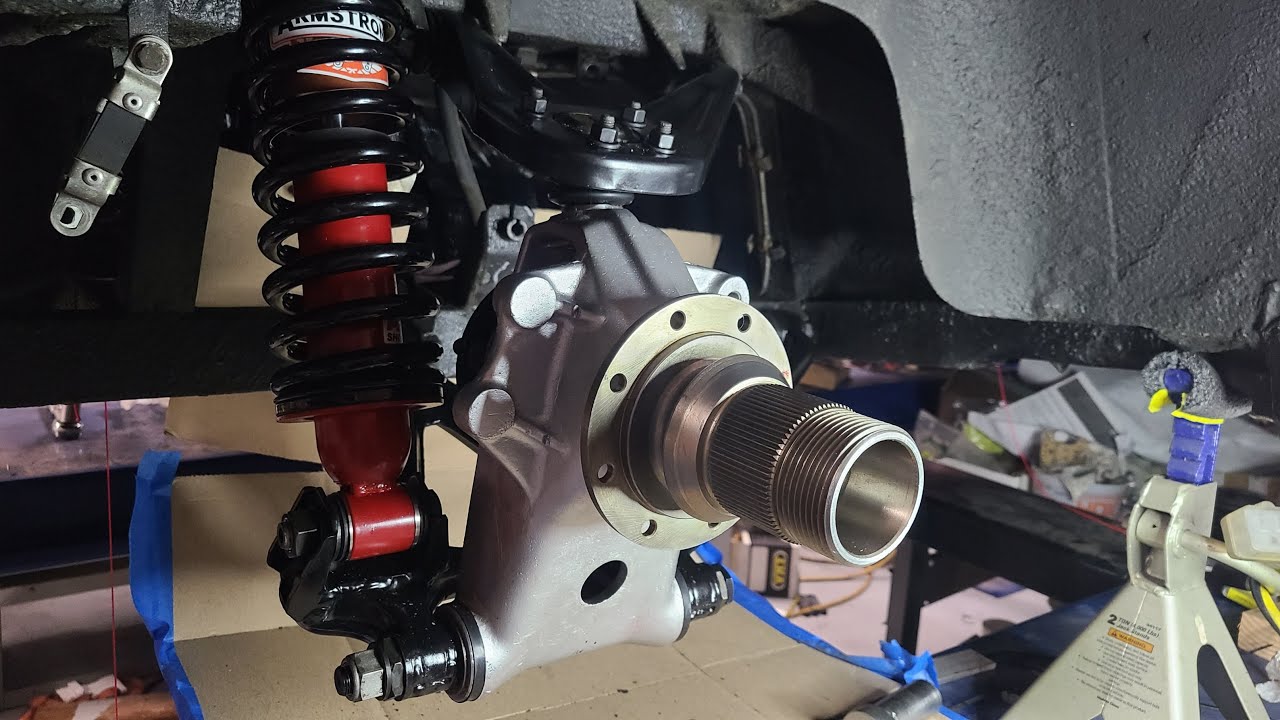 Lamborghini early rear suspension part 6: Installing rear suspension # ...