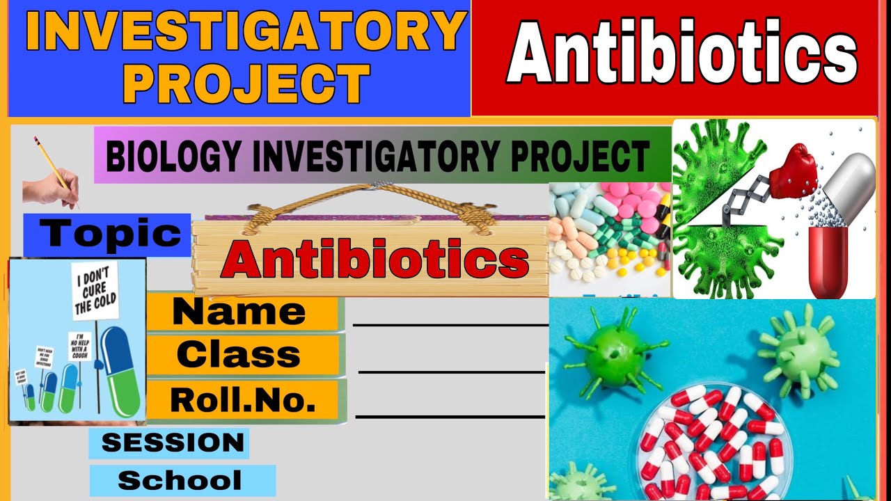 Investigatory Project-Topic— Antibiotics// class 12 / Biology// 42 nd ...