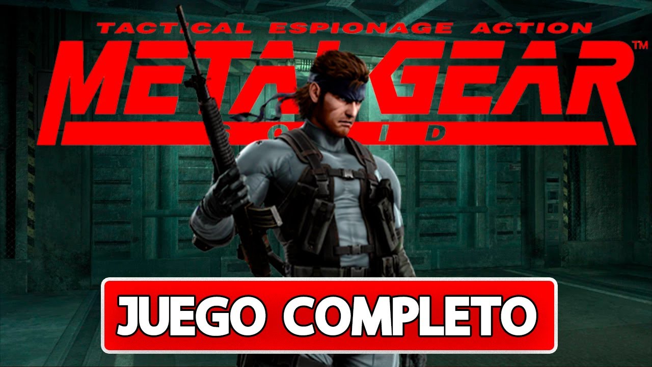 METAL GEAR SOLID Walkthrough Juego Completo I Sin comentarios (Master ...
