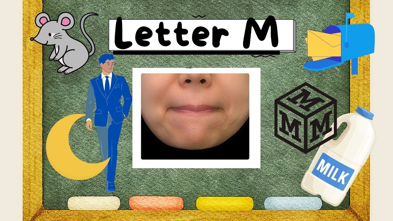 The Letter M--Learning the Alphabet/M Articulation Game/ABC's - YouTube