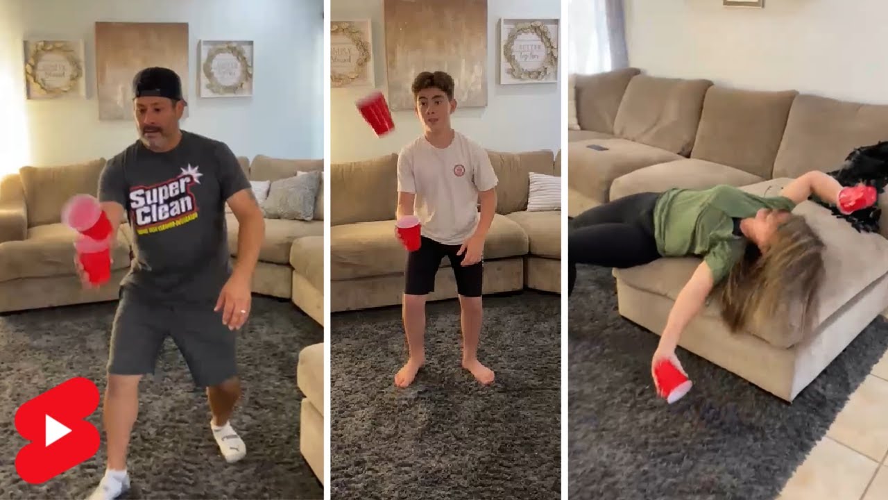 BOBBLE CUP CHALLENGE | BALANCE THE CUP ON THE CUP and YOU WIN! *Too ...