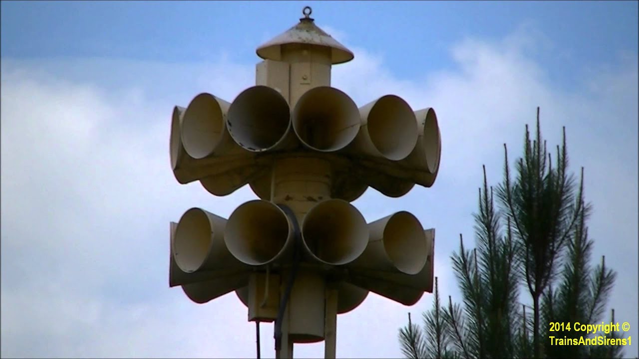 Federal Signal 3T22 Weekly Siren Test, Short Alternate Wail - Laurens ...