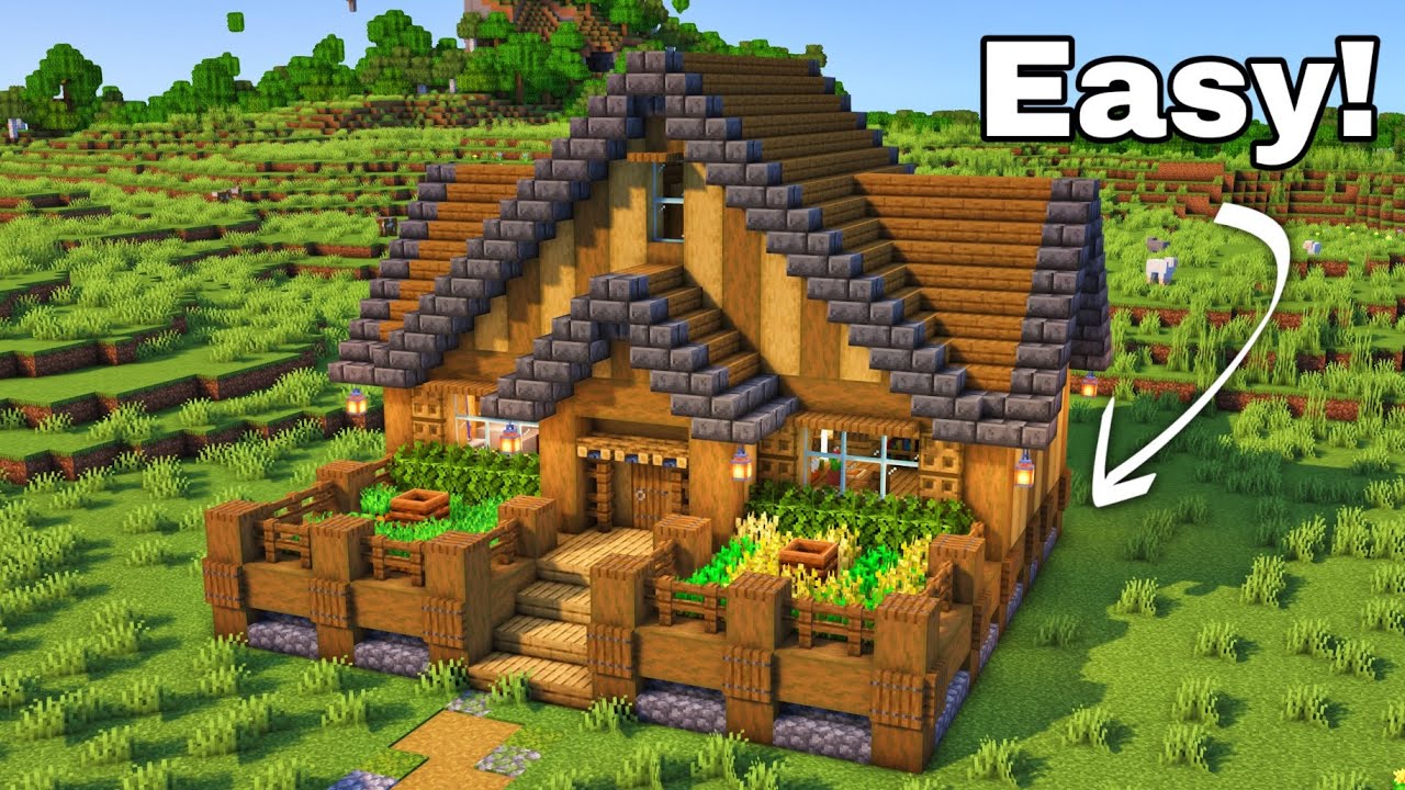Minecraft: How to Build a 2 Player Survival House | Tutorial🏠 - YouTube