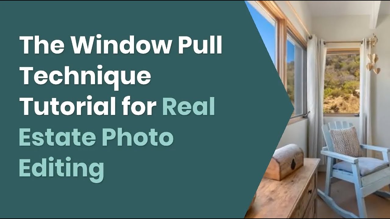 The Window Pull Technique Tutorial for Real Estate Photo Editing - YouTube