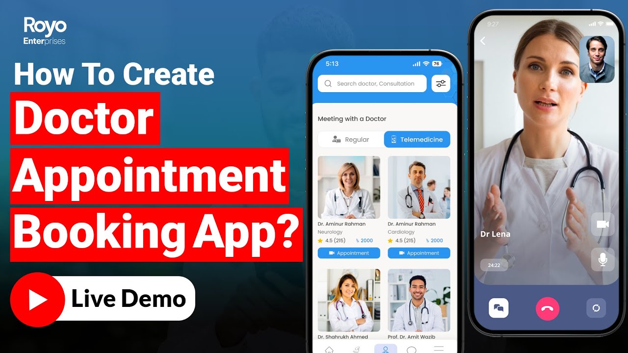 How To Create a Doctor Appointment Booking App? | Healthcare App ...