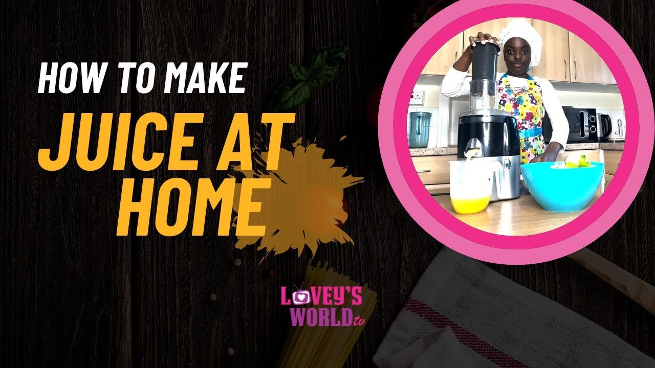 How to make juice at home - YouTube